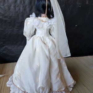 J.Misa | Other | Porcelain Dark Skin Jmisa Doll 24 Wstand Floor Length ...